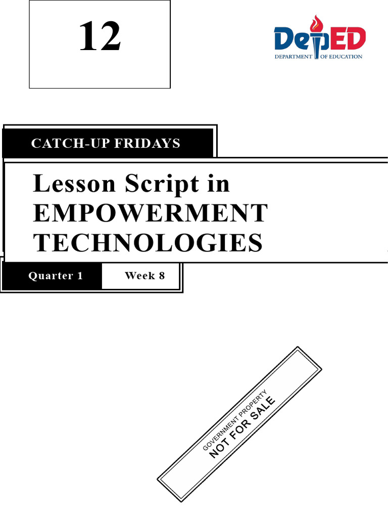 CO 2024 LS G12 CUF WEEK8 EmpTech RVHP | PDF | Educational Technology | Internet Of Things