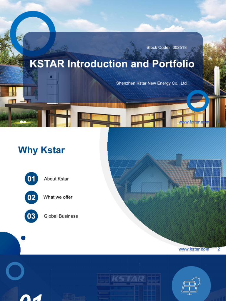 KSTAR Smart Energy Solutions Overview | PDF | Photovoltaics | Power Inverter