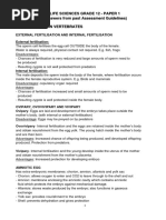 Life Science Grade 12 Study Guide | PDF | Test (Assessment) | Biology