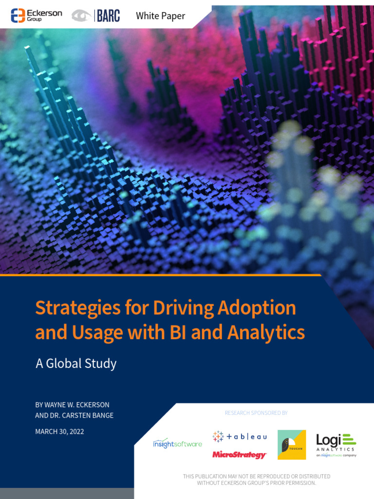 Strategies For Driving Adoption and Usage With BI and Analytics | PDF ...