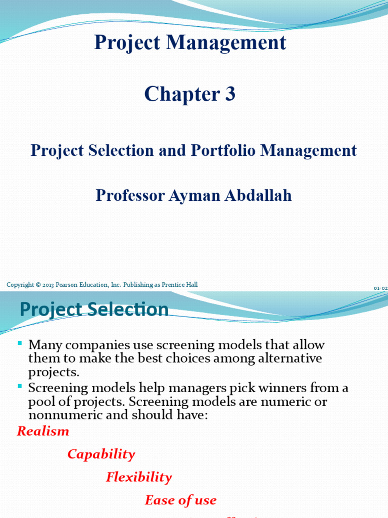 Project Management Chapter 3 | PDF | Net Present Value | Financial ...