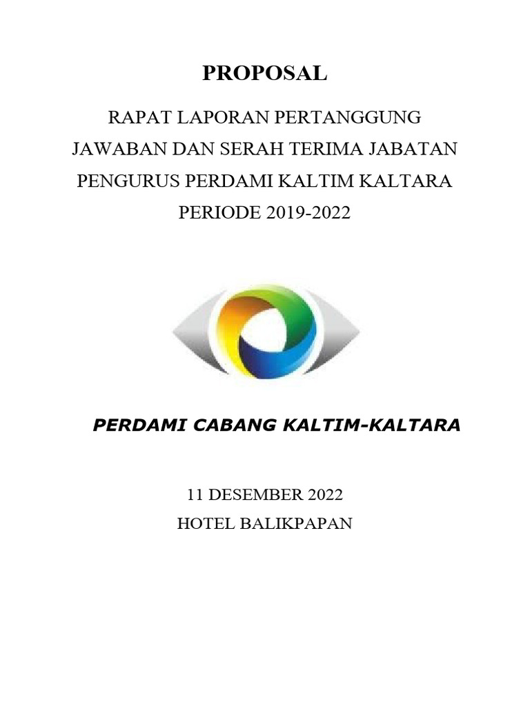 Perdami Proposal | PDF | Bisnis