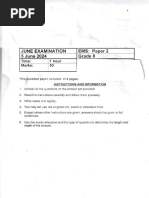 Grade 9 Technology Controlled Test Question Paper | PDF | Flood