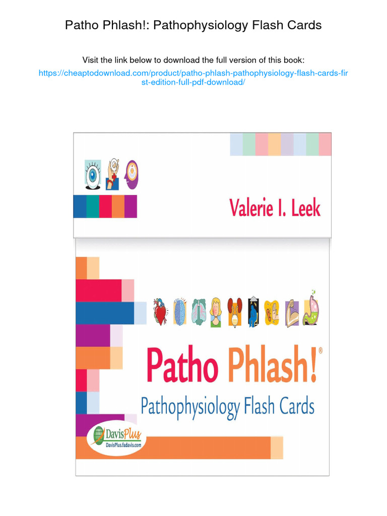 Patho Phlash!: Pathophysiology Flash Cards. First Edition. ISBN 080362493X, 978-0803624931 | PDF ...