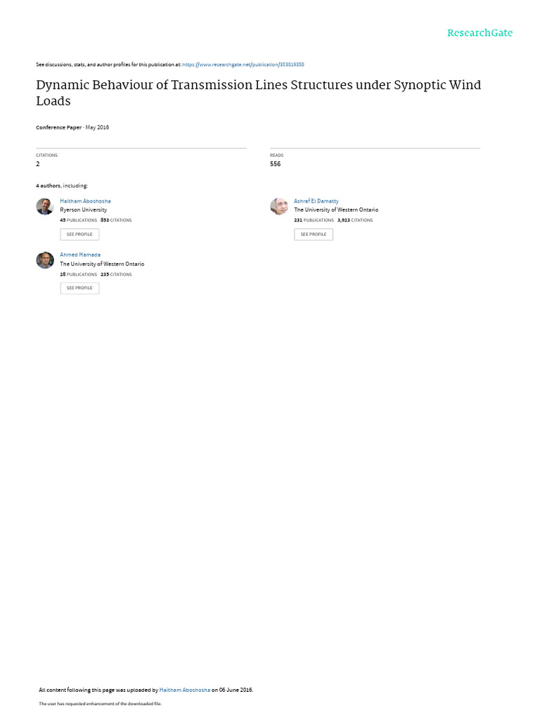 Dynamic-Behaviour-of-Transmission-Lines-Structures-under-Synoptic-Wind-Loads | PDF | Turbulence ...