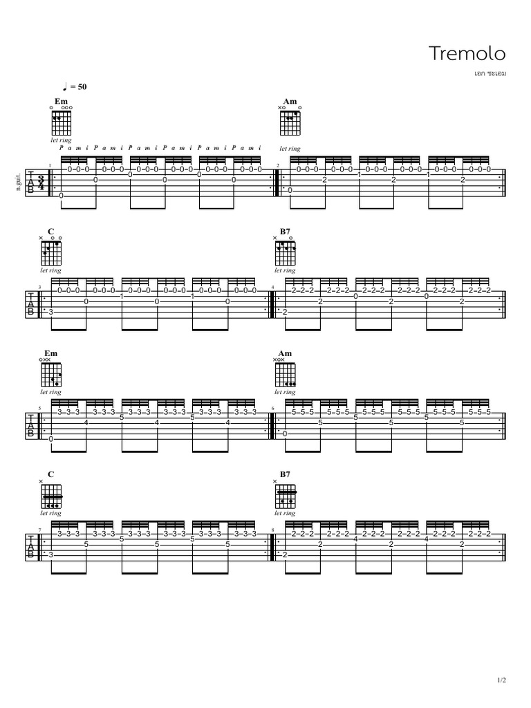 Em Tremolo | PDF