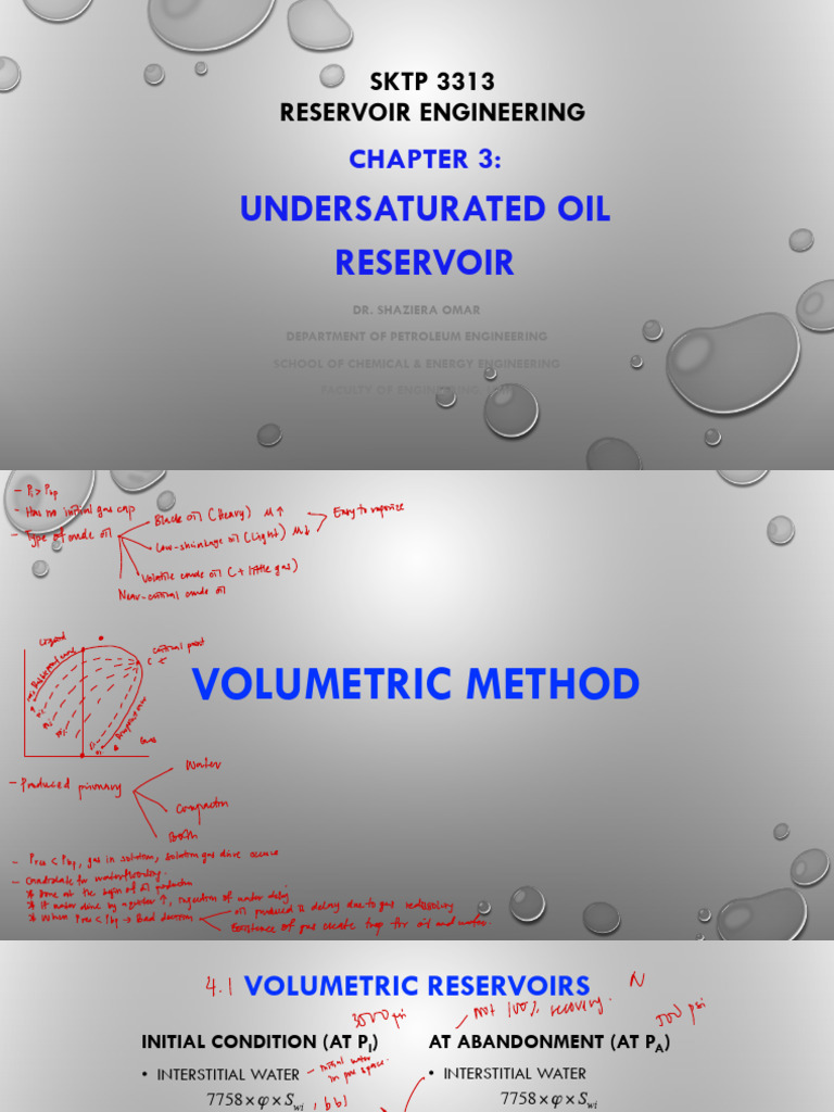 Chapter 4 - Undersaturated Oil Reservoirs-2 | PDF | Petroleum Reservoir ...