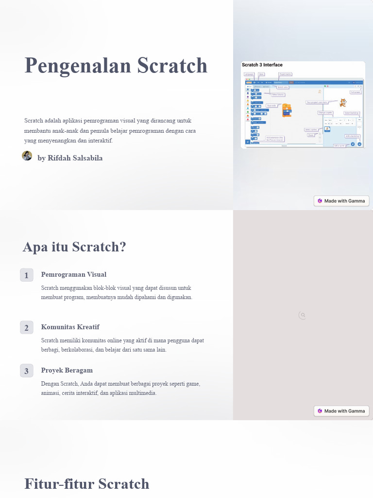 Pengenalan Scratch | PDF