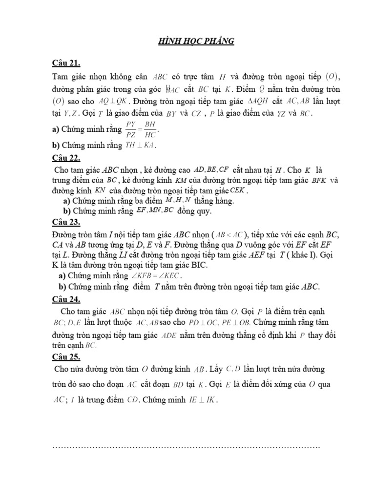 Đề 3 HHP 11T2 | PDF