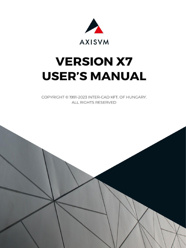 Axisvm Manualx7 en | PDF | Autodesk Revit | Coordinate System