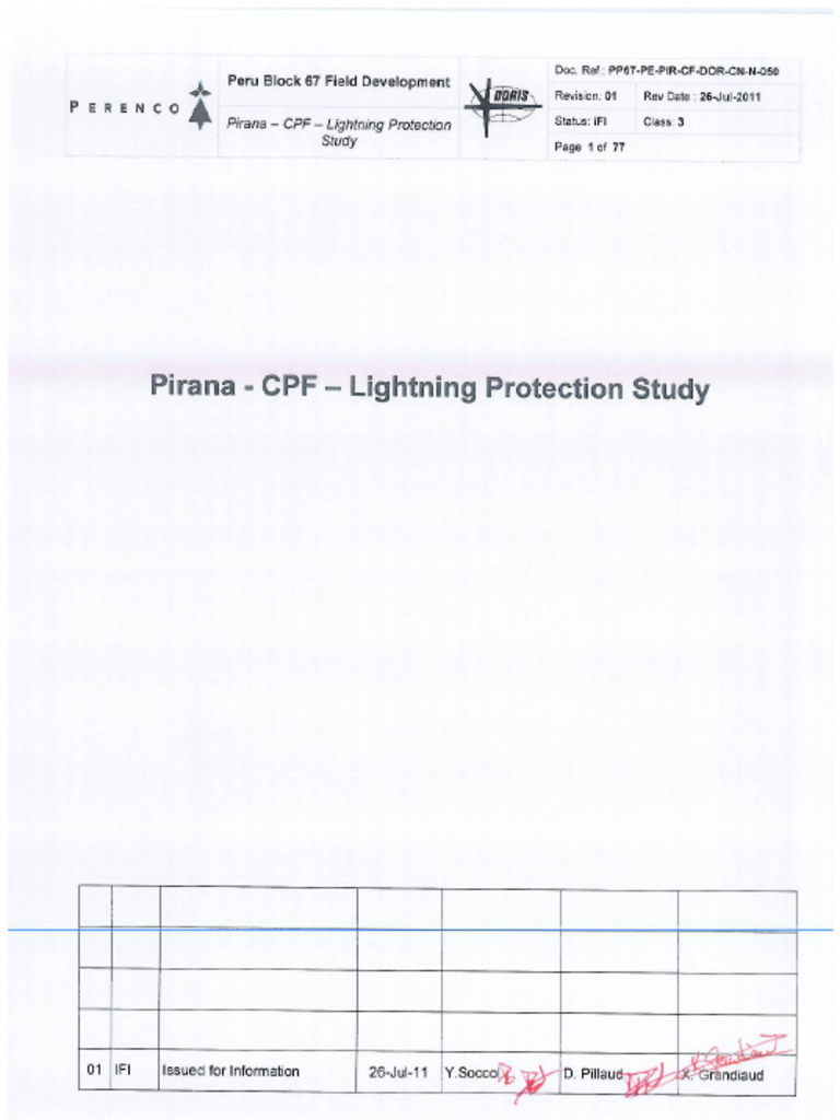 PP67-PE-PIR-CF-DOR-CN-N-050 - Rev01 - Pirana CPF Lightning Protection ...