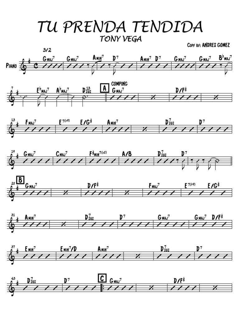 Prenda - Piano | PDF