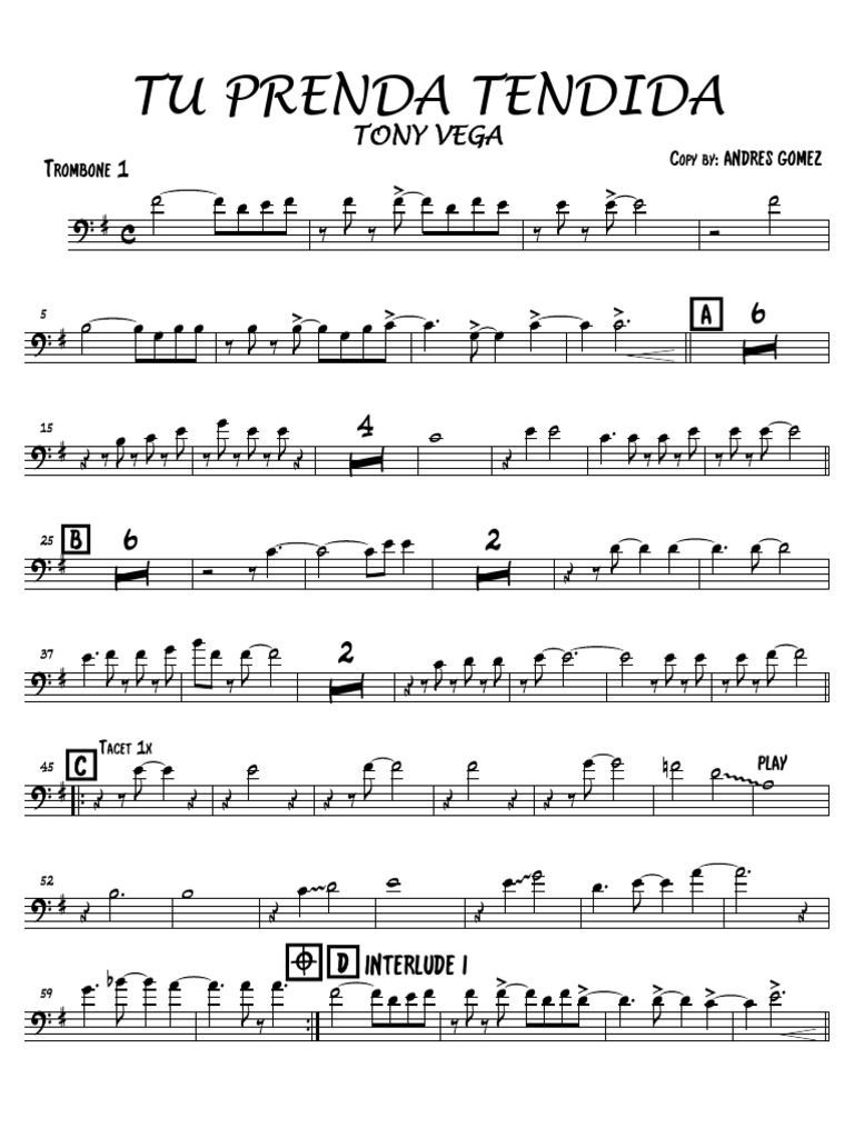 PRENDA - Trombone 1 | PDF