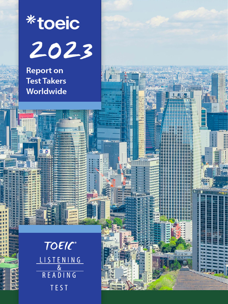 Toeic Listening Reading Report Test Takers Worldwide | PDF | Questionnaire