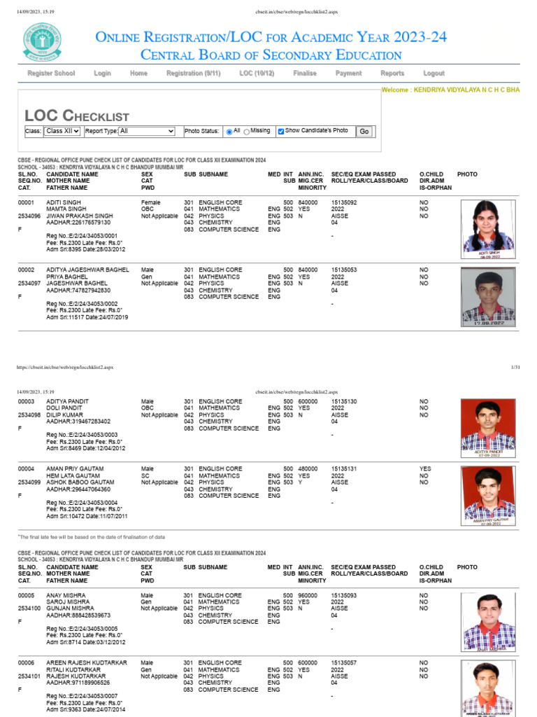 LOC XII Updated On 14923 | PDF | Adolescence | Educational Assessment ...