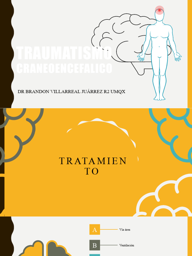 Tce Tratamiento | PDF | Lesión cerebral traumática | Medicina CLINICA