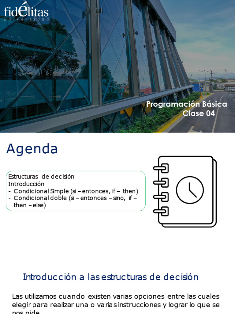 Estructuras de Decisión en Programación | PDF | Python (lenguaje de programación) | Informática
