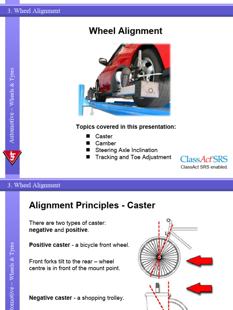 3 Wheel Alig | PDF | Steering | Tire
