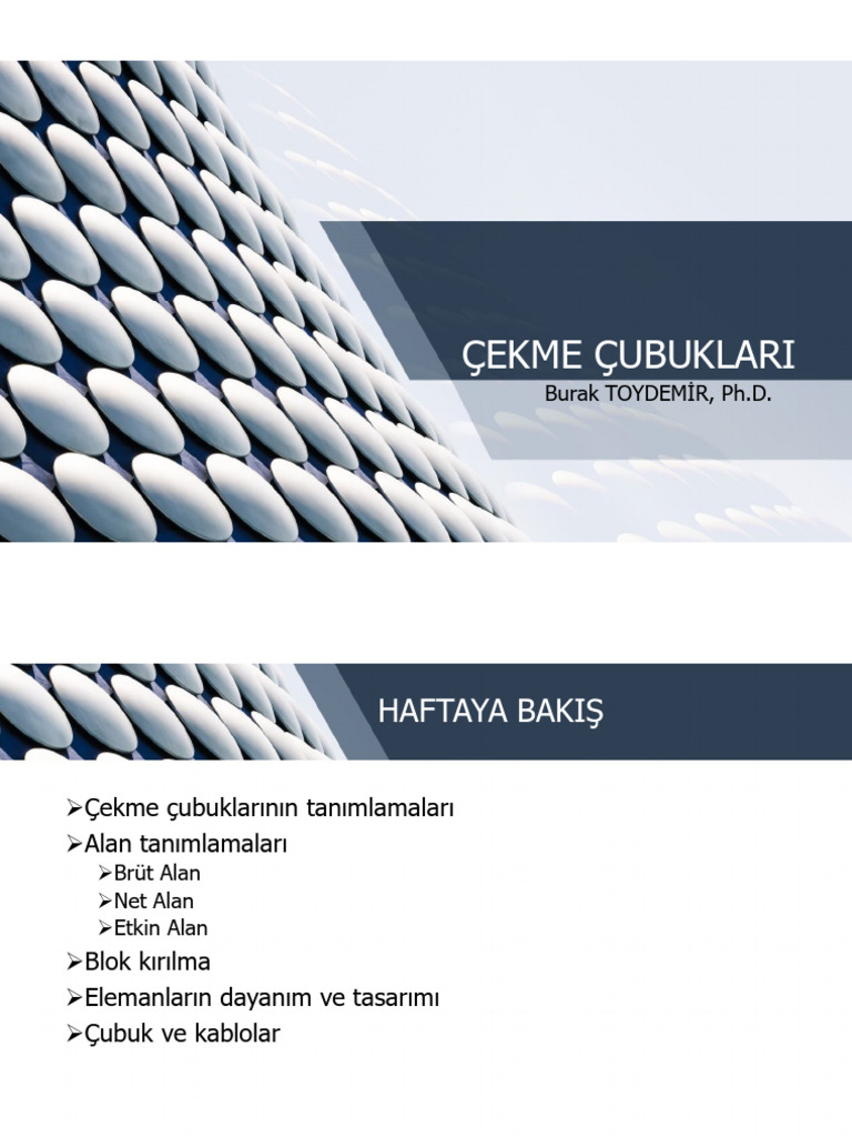 Celik 02 Cekme Cubuklari | PDF