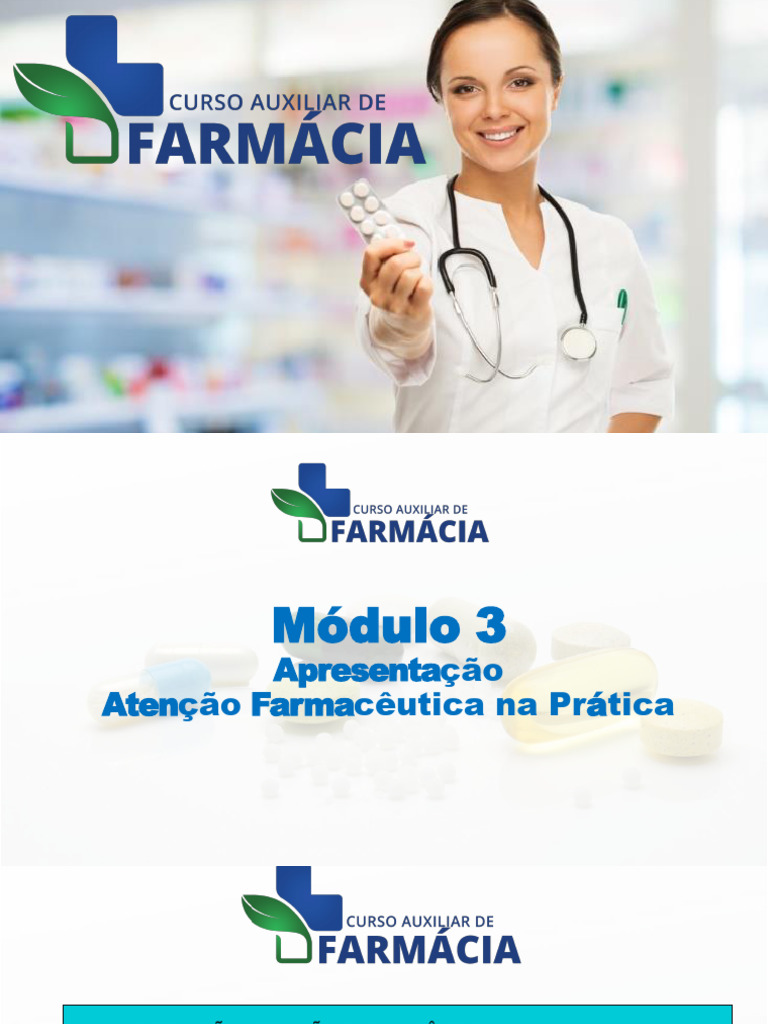 Aula 1 Modulo 3 Atencao Farmaceutica | PDF | Farmacêutico | Azia