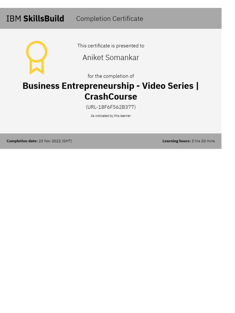 Ibm Skillbuild 2certi | PDF