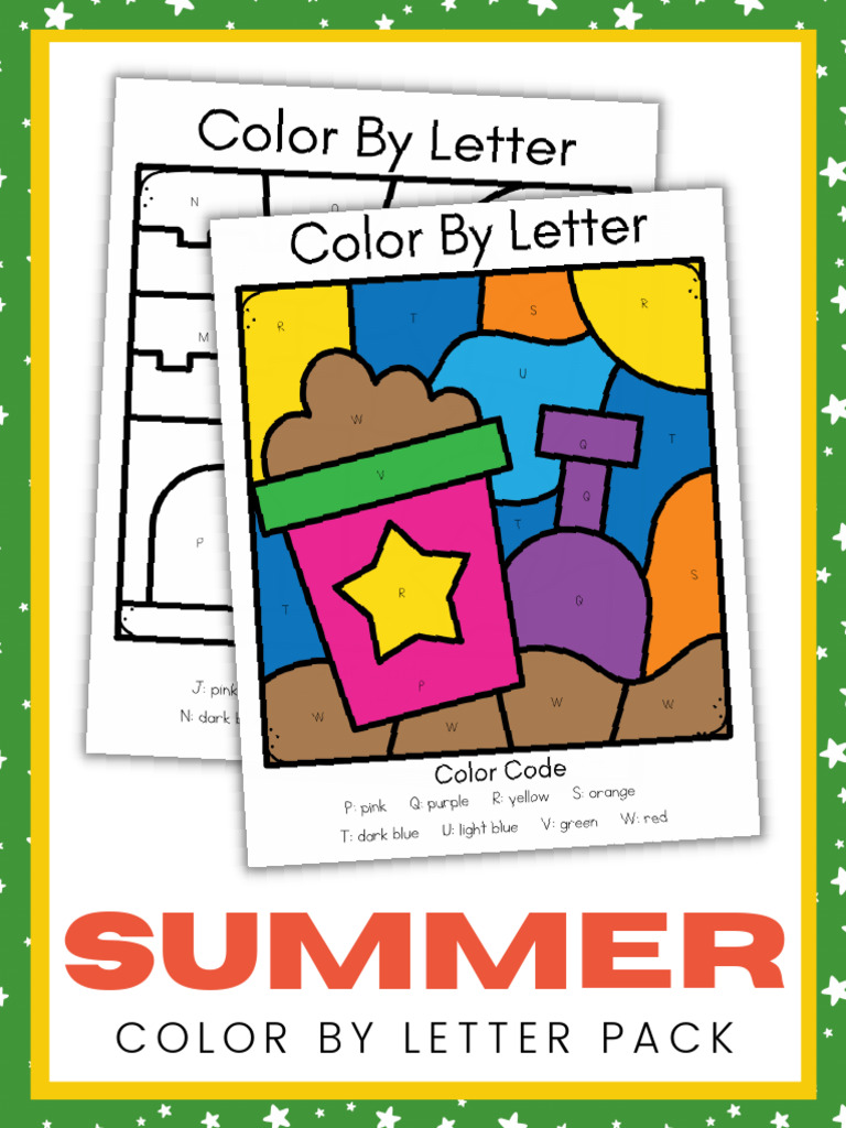 Summer+Color+by+Letter | PDF | Color | Computing