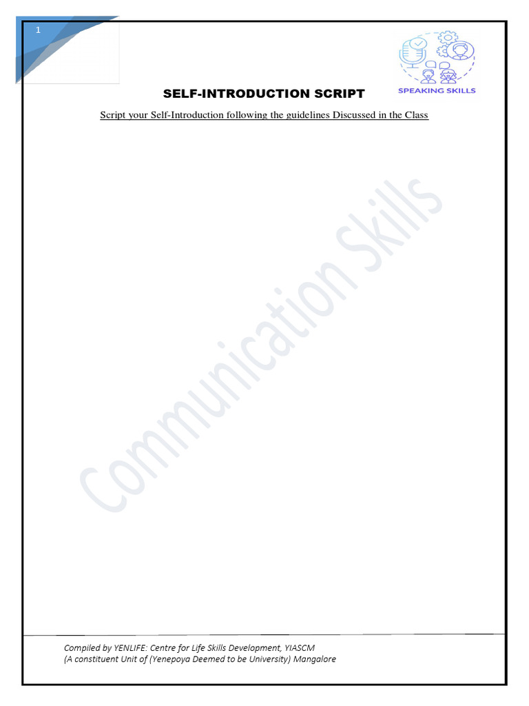 Rubric Worksheets For Communication Skills | PDF | Nonverbal Communication