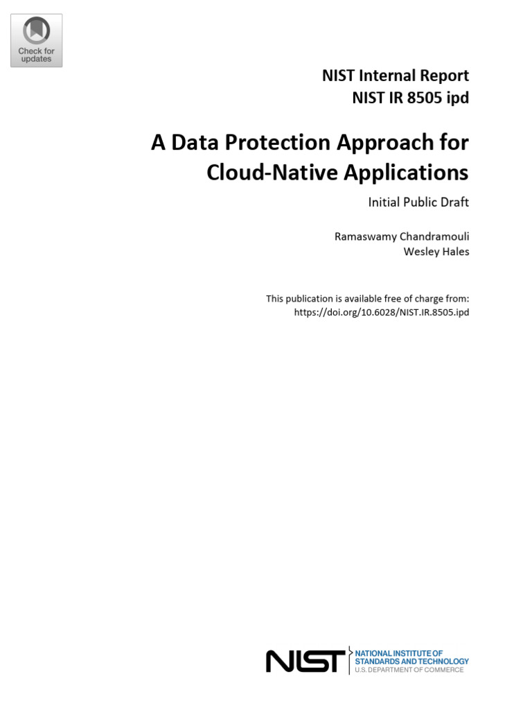 A Data Protection Approach For Cloud Native Applications Pdf Proxy