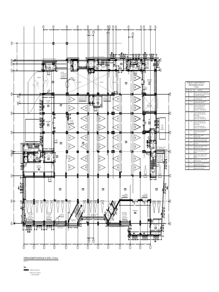 A 1107 401 - Upper Basement Floor Plan-Model | PDF | Basement ...