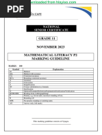 2025 Grade 12 Mathematical Literacy Scope | PDF | Probability | Measurement