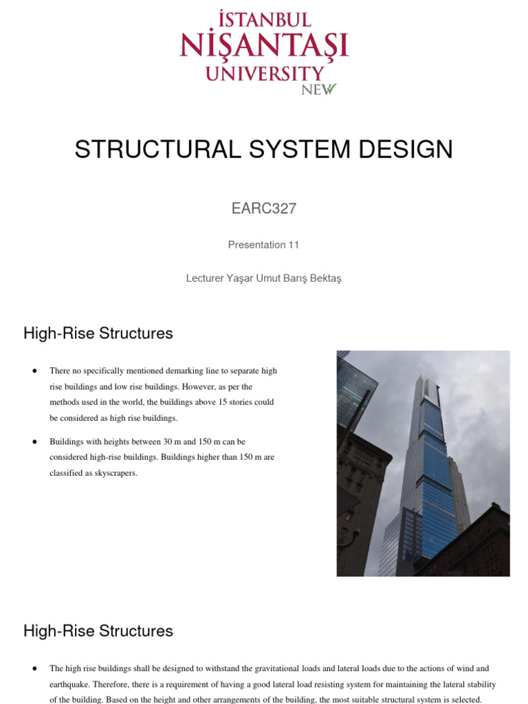 Structural System Design-11 | PDF | Beam (Structure) | Tension (Physics)