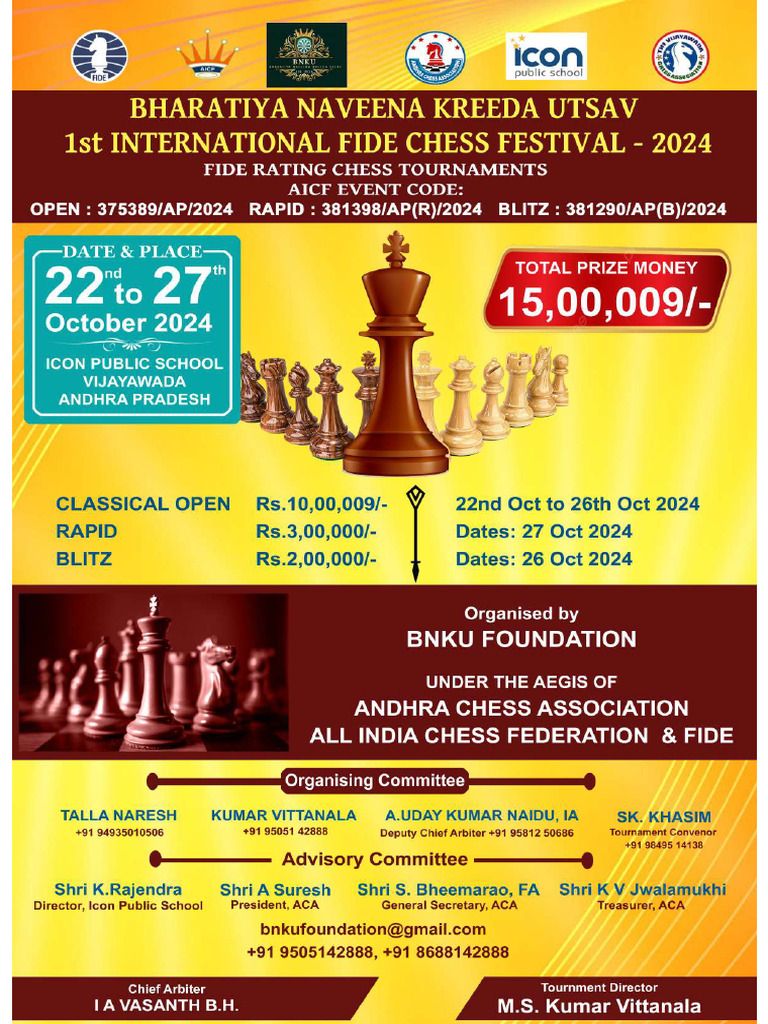 BNKU 1st International FIDE Chess Festival 2024 Final | PDF