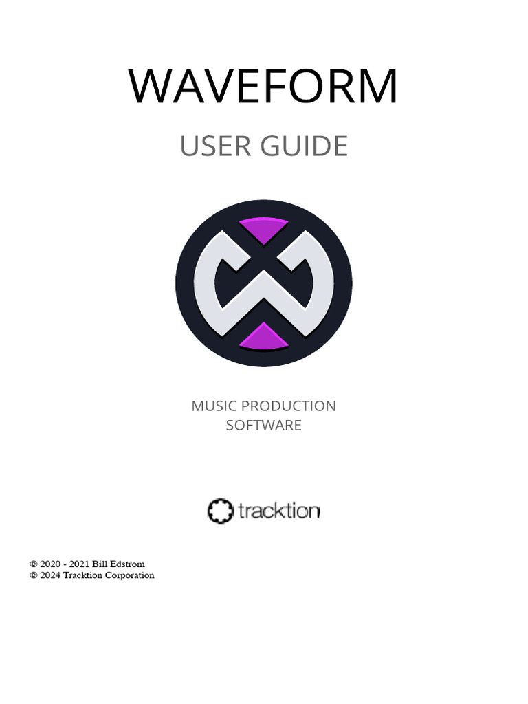Tracktion Waveform User Guide | PDF | Microsoft Windows | Computer Keyboard