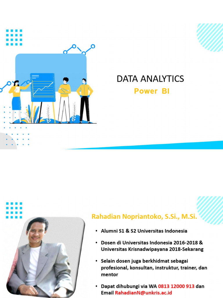 Rahadian Nopriantoko - Data Analytics & Visualisasi Power BI-min | PDF | Computing | Information ...