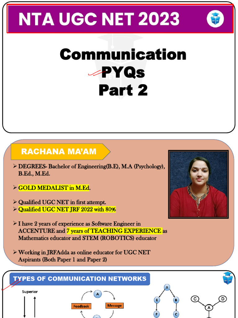 Communication PYQs 2 | PDF