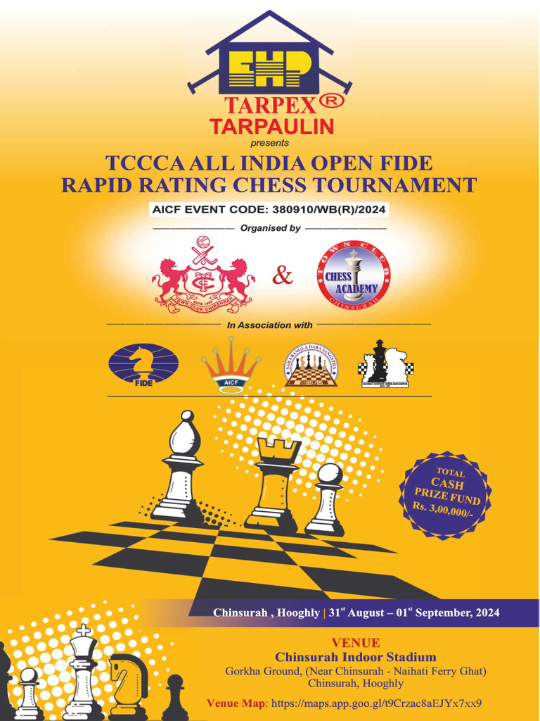 Final Chess Brochure 2024 R | PDF | Chess | Traditional Board Games