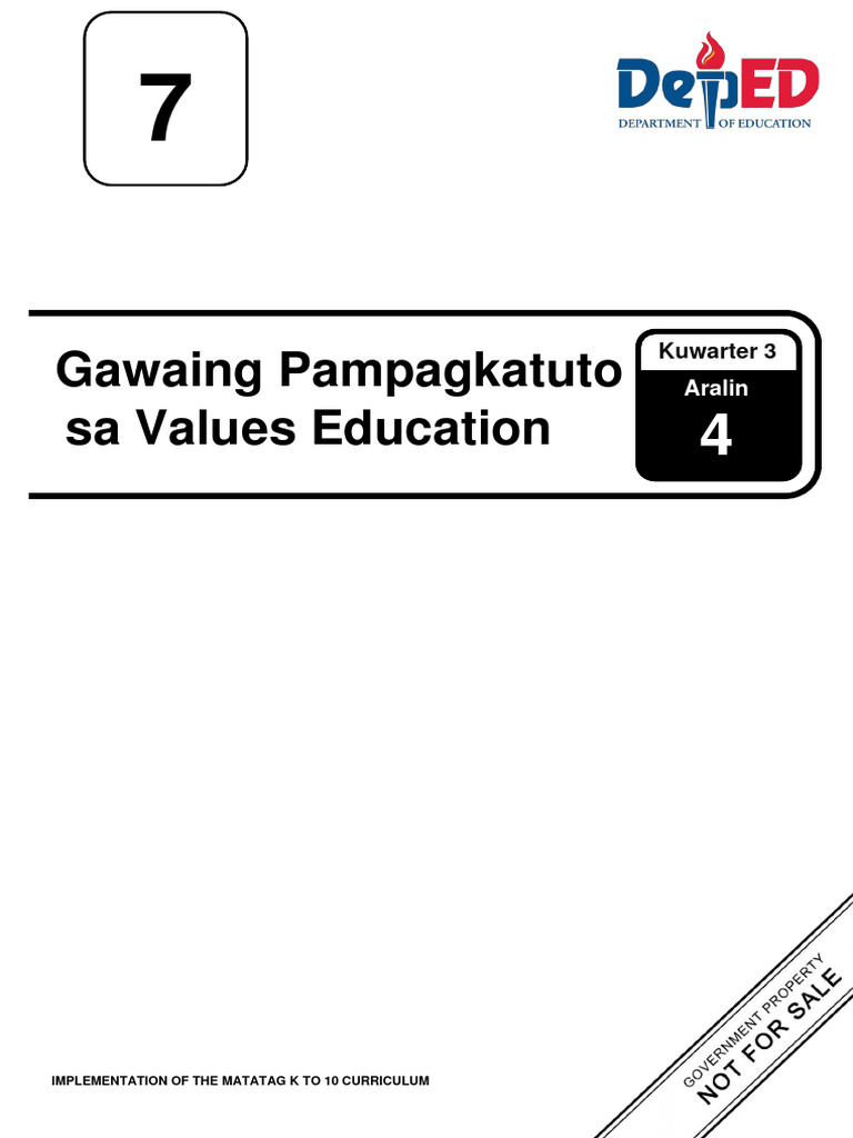 Q3 WS VE7-Lesson 4 Week 5 | PDF