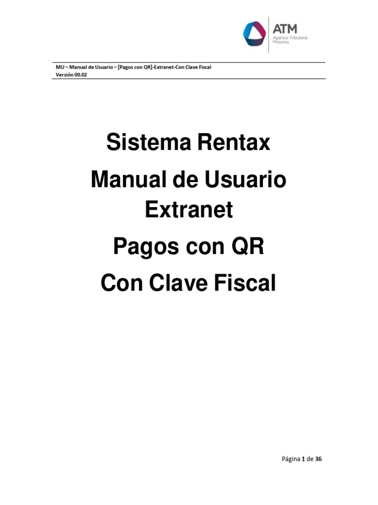 PAGOS Con QR Con Clave Fiscal | PDF | Ventana (informática) | Código QR
