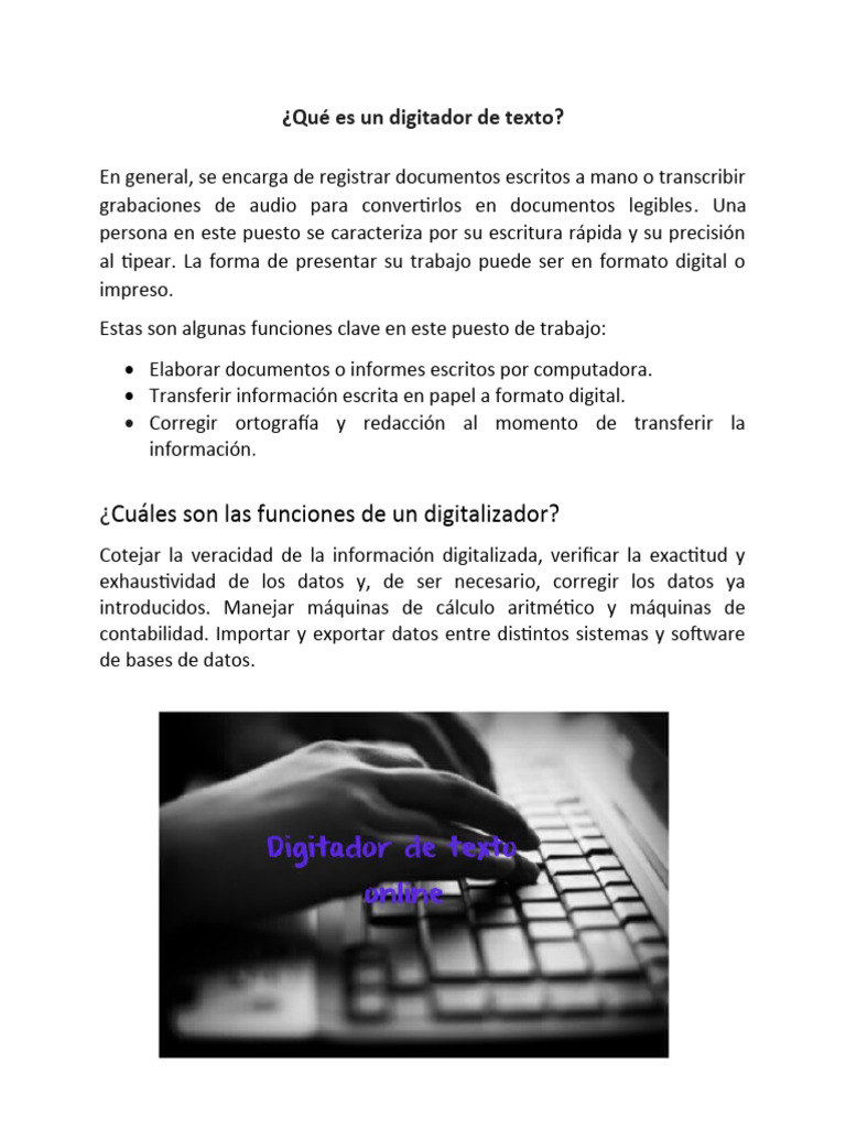 Digitador de Texto | PDF | Informática