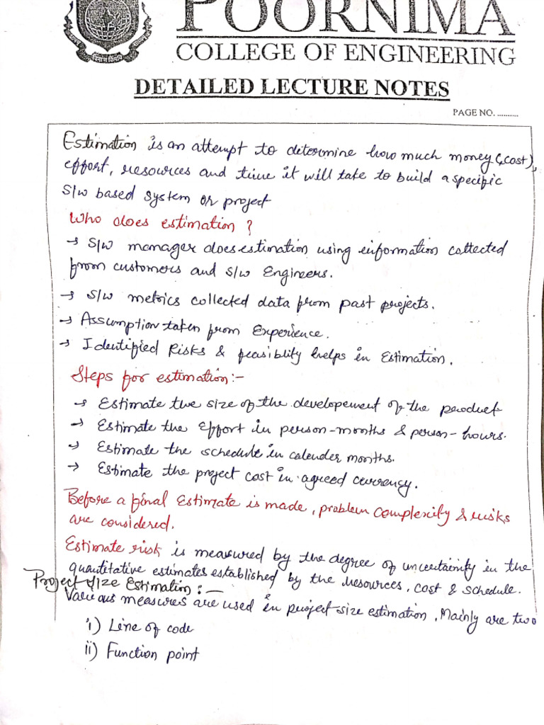 Project Size Estimation | PDF