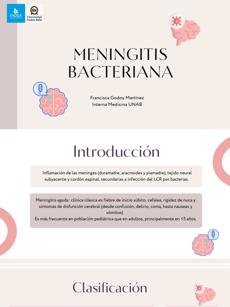 Meningitis Bacteriana | PDF | Meningitis | Enfermedades y trastornos