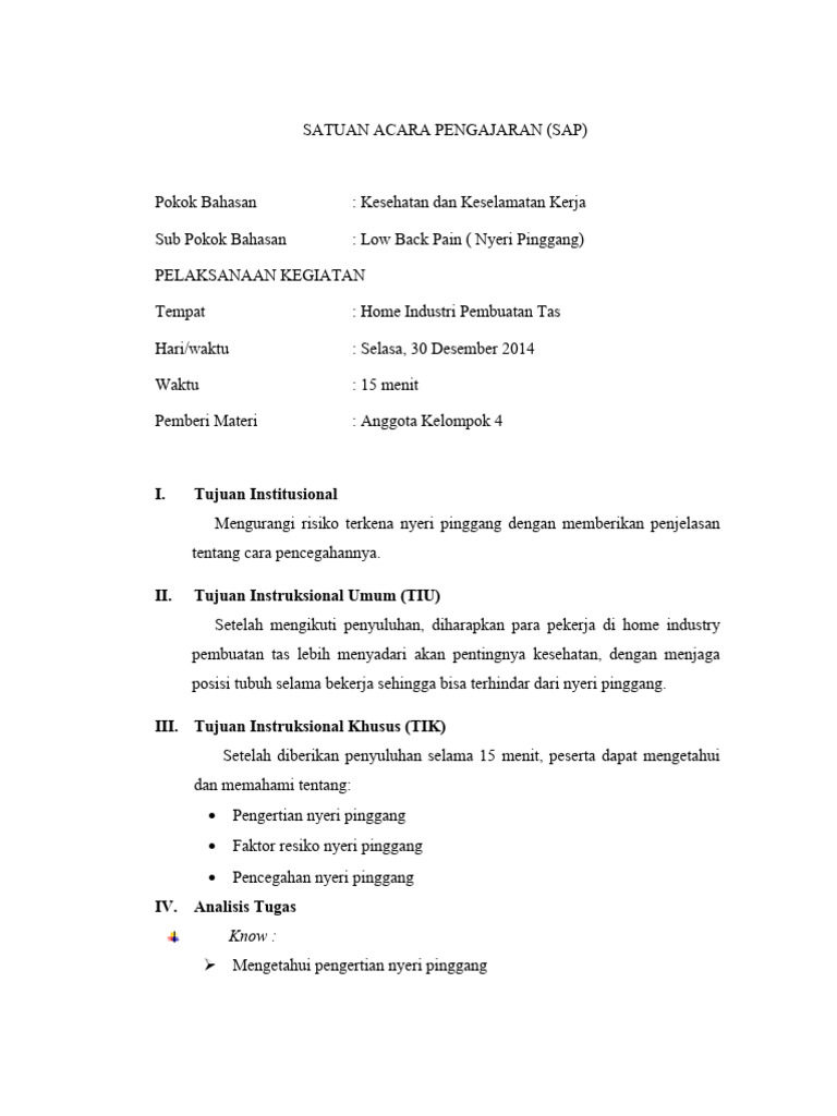 Sap Kesja LBP Terbaru | PDF