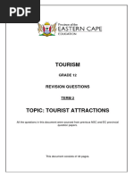 Grade 12 Tourism Revision Guide 2025 | PDF | Multiple Choice ...