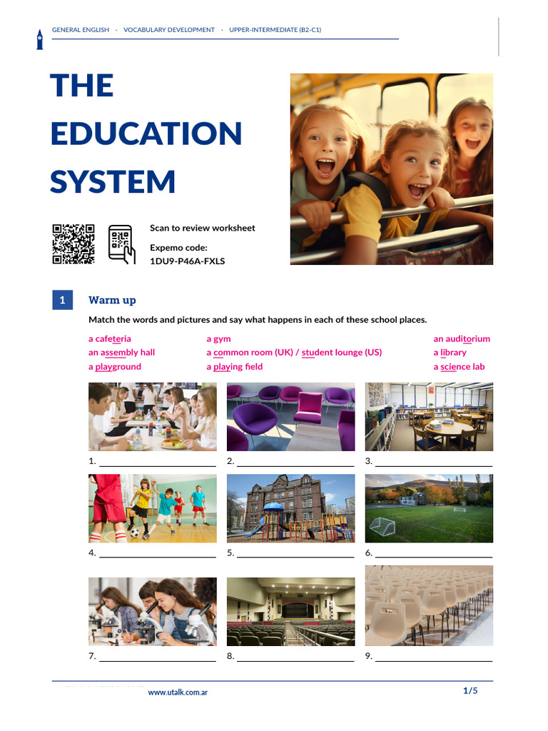 The Education System British English Student | PDF | Schools | Grammar