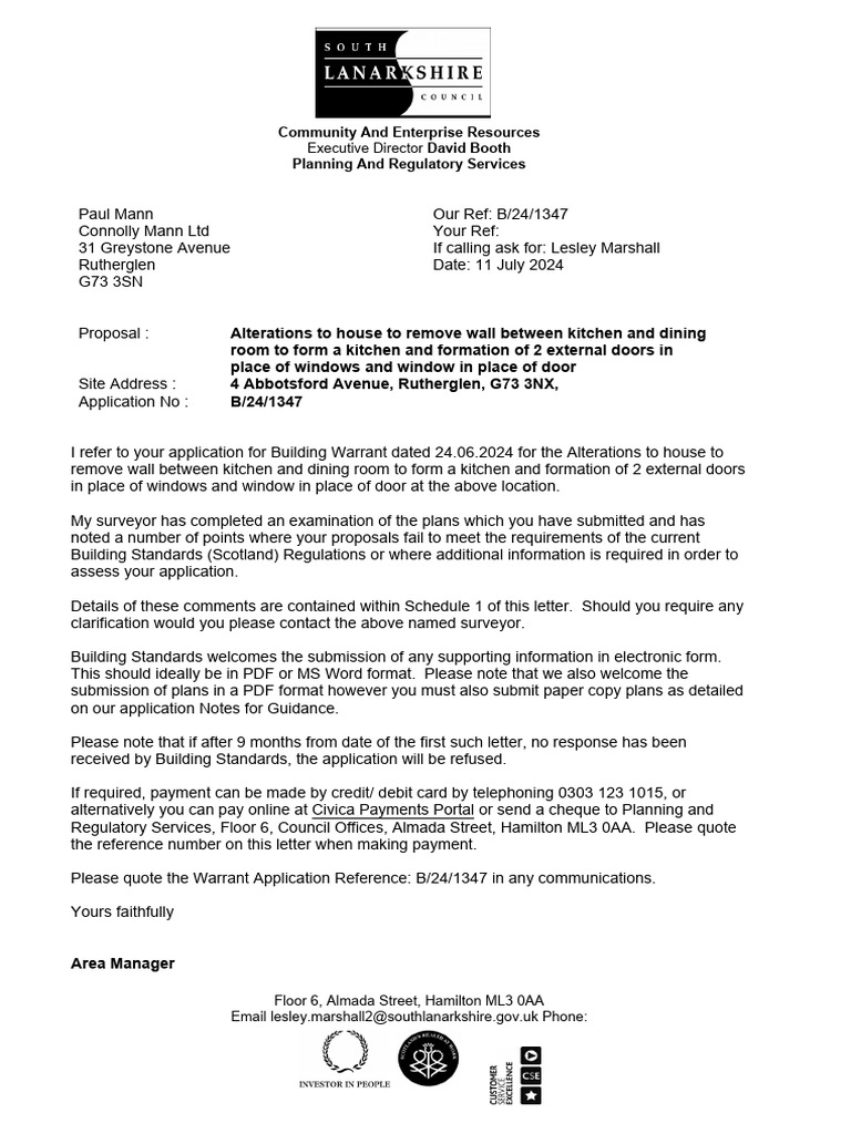 Ufm20 Technical Objections Letter | PDF