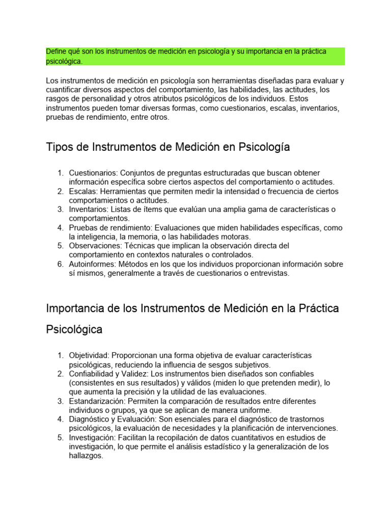 pruebas psicológicas | PDF | Sicología | Inteligencia pruebas psicológicas | PDF | Sicología | Inteligencia