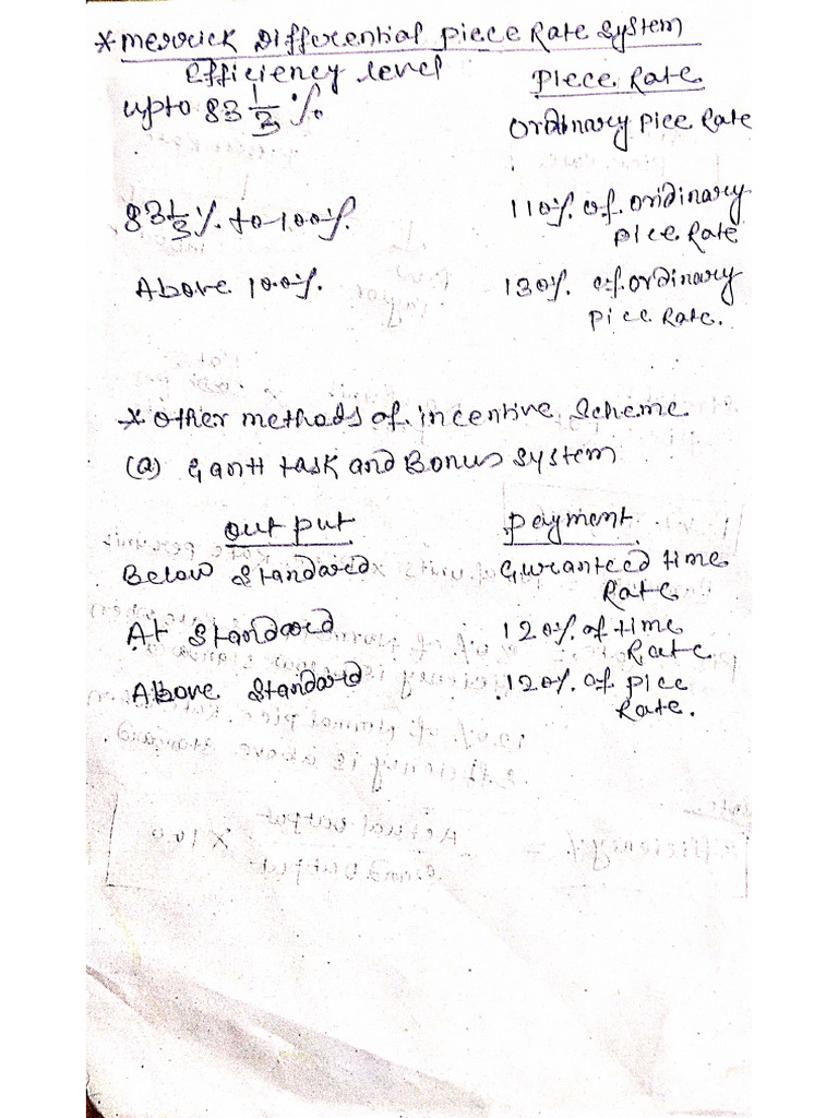 Wage Payment Notes | PDF