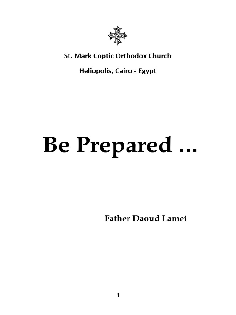 Be Prepared: Spiritual Readiness Guide | PDF | Jesus | Judas Iscariot