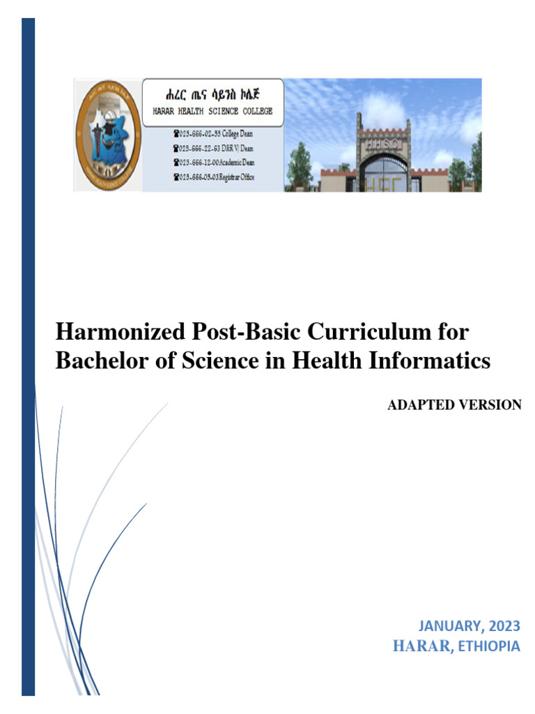 HHSC Final 2 and Half Advance Standing HI Curriculum | PDF | Health ...