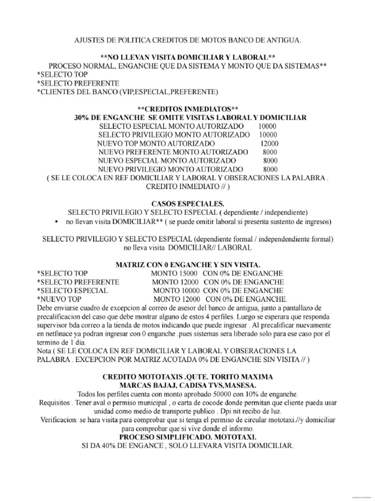 Politicas Nuevas Cco 1 | PDF